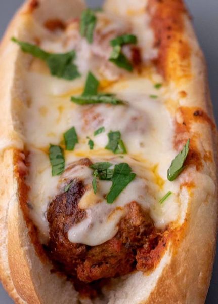 Toasted Meatball Sub Combo | Soups & Things