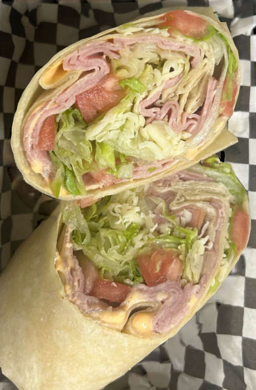 Deli Ham BLT Wrap with Ham Combo (Combo Soup, Drink & Cookie)